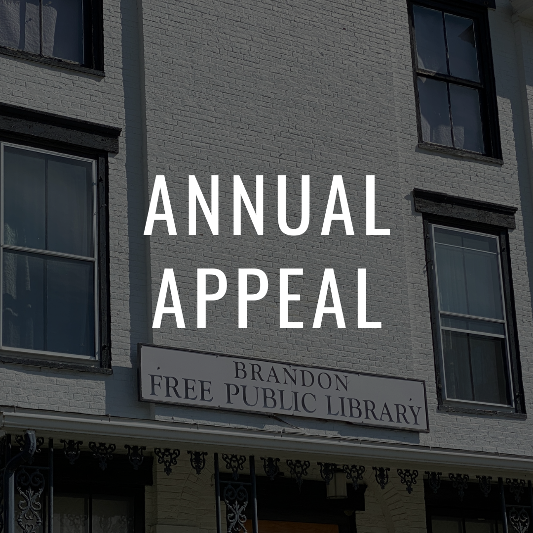 Annual Appeal - Brandon Free Public Library